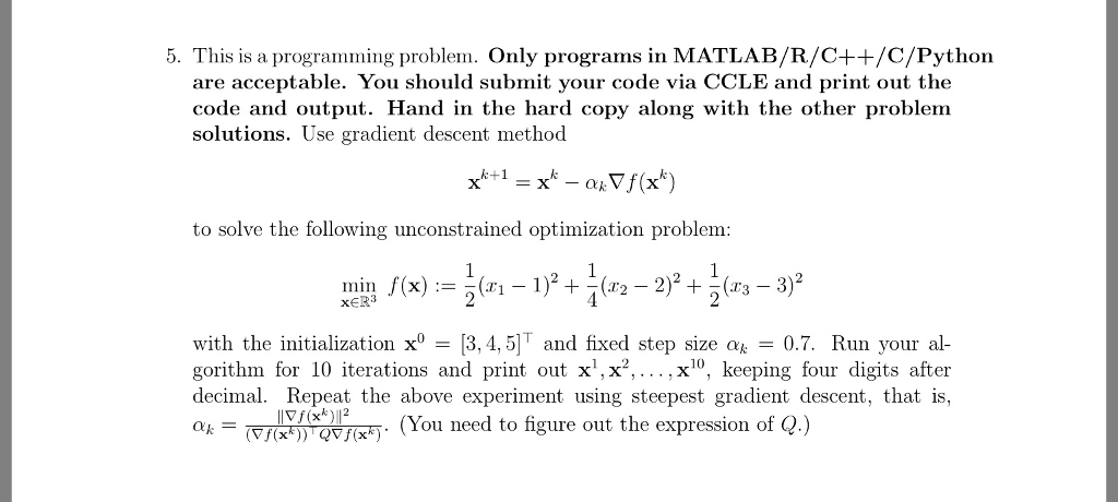 Solved This is a programming problem. Only programs | Chegg.com