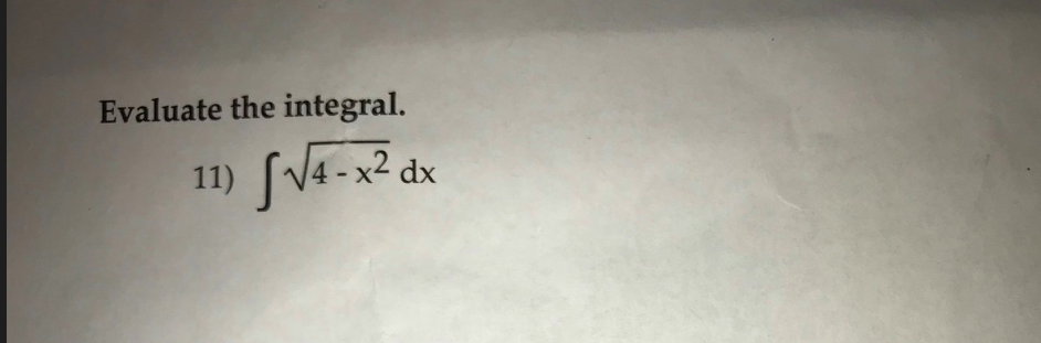 Solved Evaluate the integral. | Chegg.com