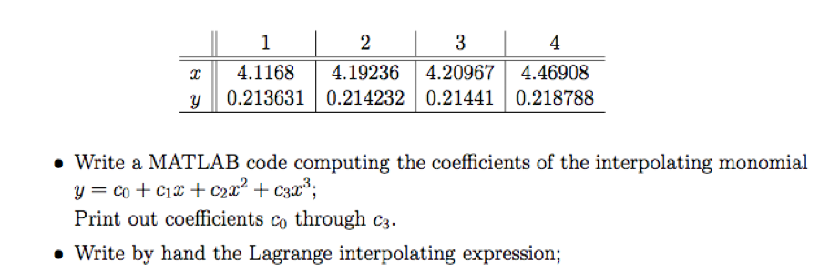 Write a MATLAB code computing the coefficient of the | Chegg.com