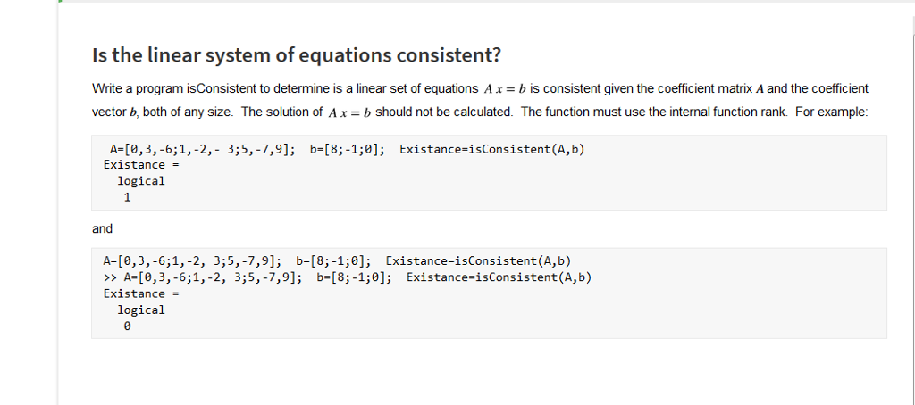 Solved Is the linear system of equations consistent? Write a | Chegg.com