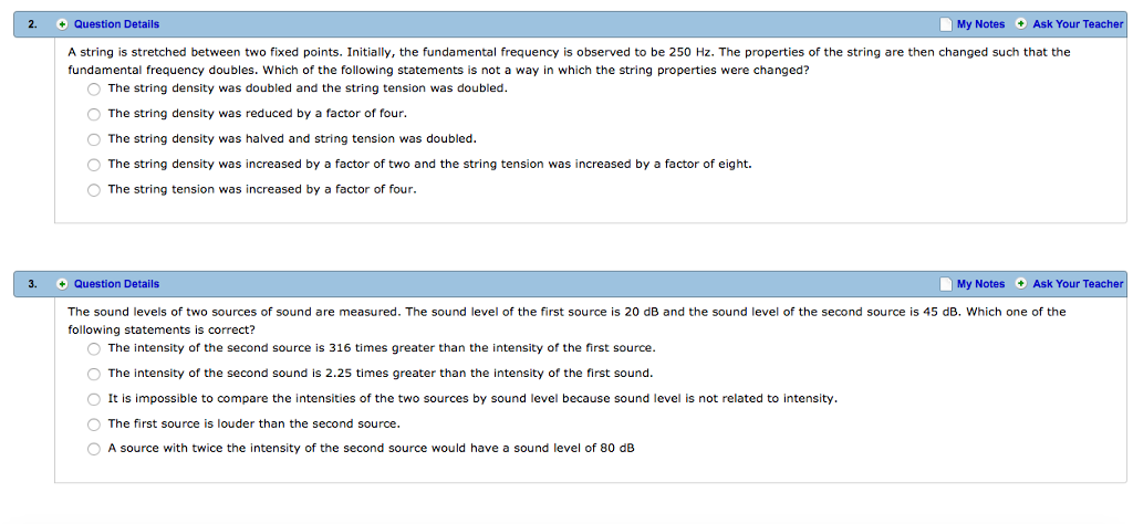 Solved A string is stretched between two fixed points. | Chegg.com