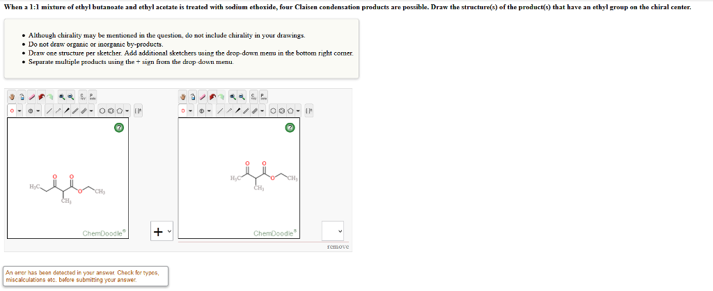 Solved When a 1:1 mixture of ethyl butanoate and ethyl | Chegg.com