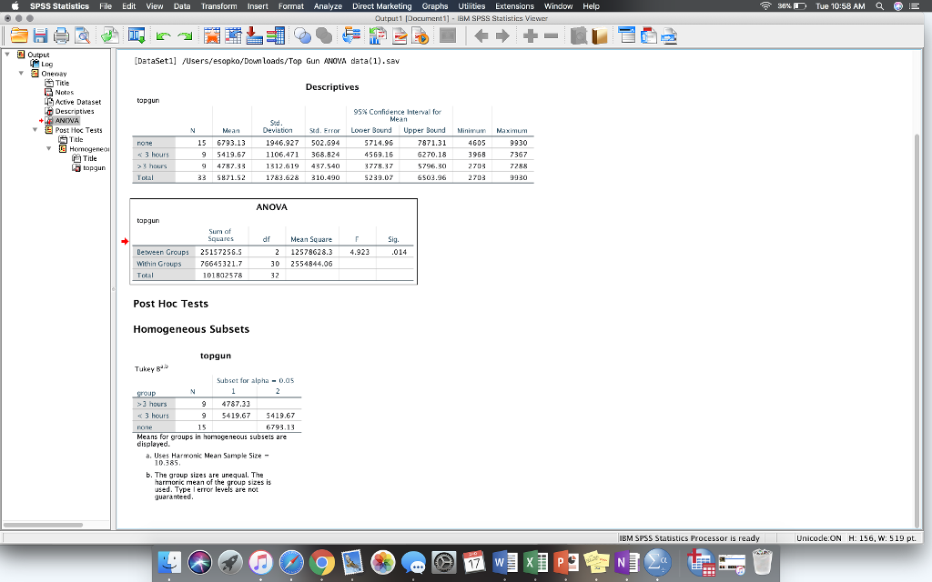 SPSS Statistics File Edit View Data Transform Insert | Chegg.com