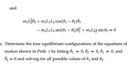 Consider a double pendulum consisting of two | Chegg.com