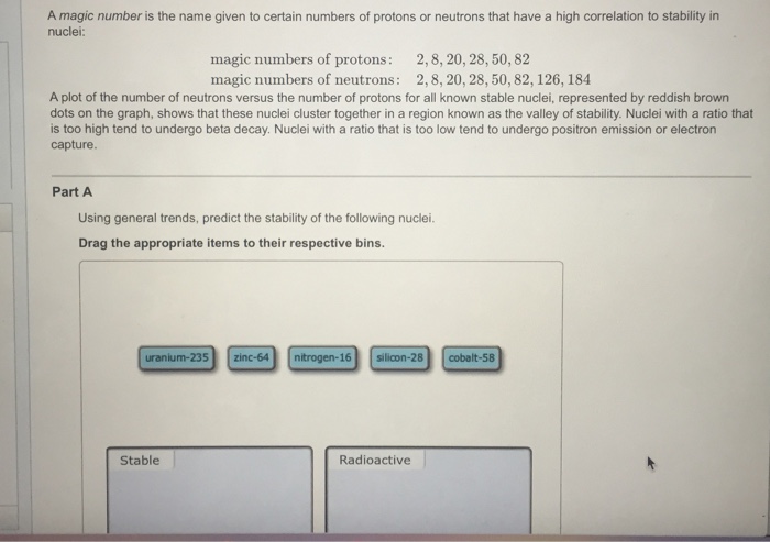 Solved A magic number is the name given to certain numbers | Chegg.com