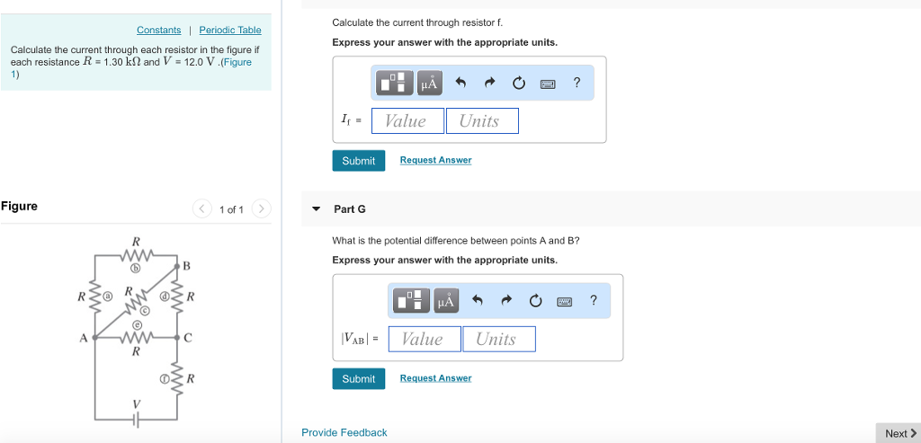 Solved Part A Calculate the current through each resistor in | Chegg.com