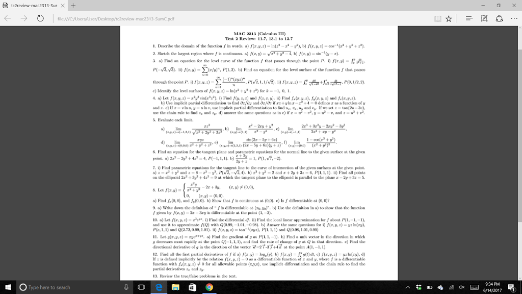 Solved tc2 review-mac2313-Sur X O Type here to search MAC | Chegg.com