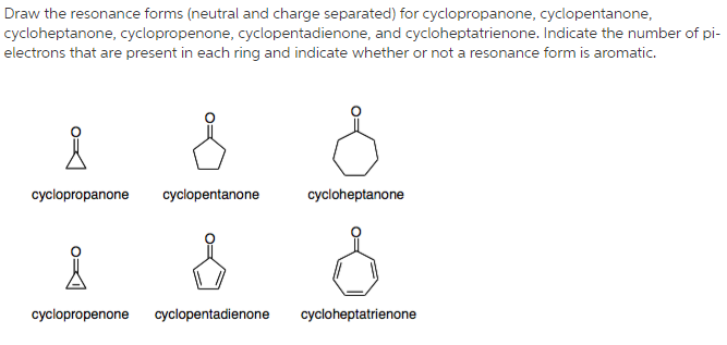 Solved Draw the resonance forms (neutral and charge | Chegg.com