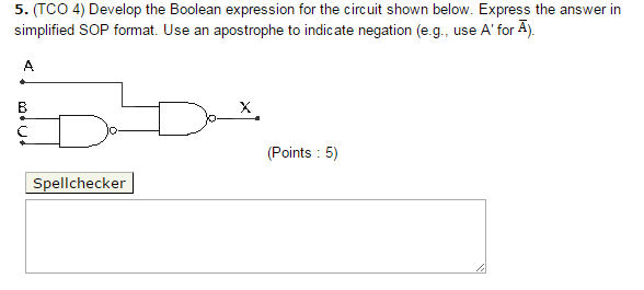 Solved Develop the Boolean expression for the circuit shown | Chegg.com