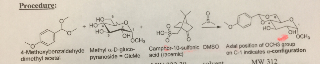 Solved Procedure: HO HO 4 HO HO OH HO-S 3 OH OCH OCH | Chegg.com