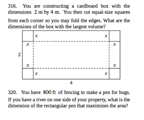 Solved 316. You are constructing a cardboard box with the | Chegg.com