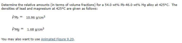 Solved Determine the relative amounts (in terms of volume | Chegg.com