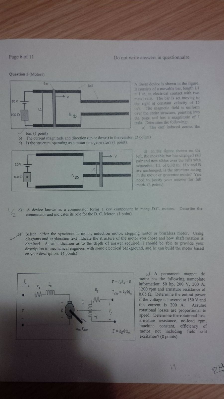 Solved A linear device is shown in the figure. It consists | Chegg.com