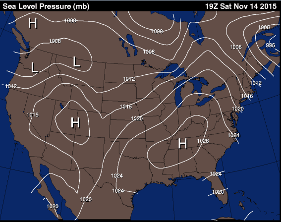 Coriolis Force and Weather Maps The change in | Chegg.com