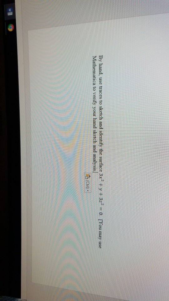 Solved By hand, use traces to sketch and identify the | Chegg.com