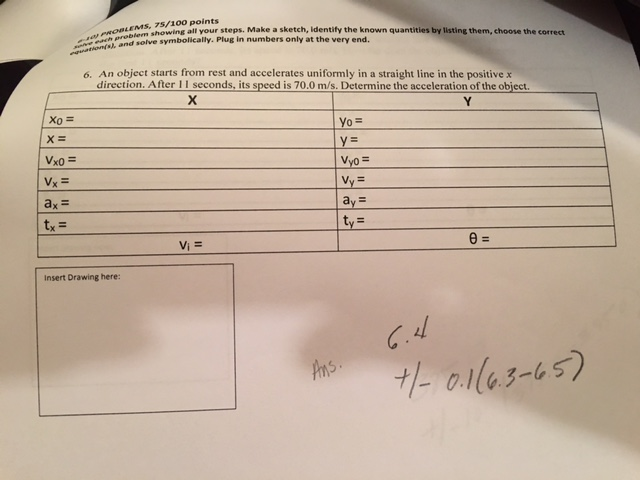 Solved An Object Starts From Rest And Accelerates Uniformly