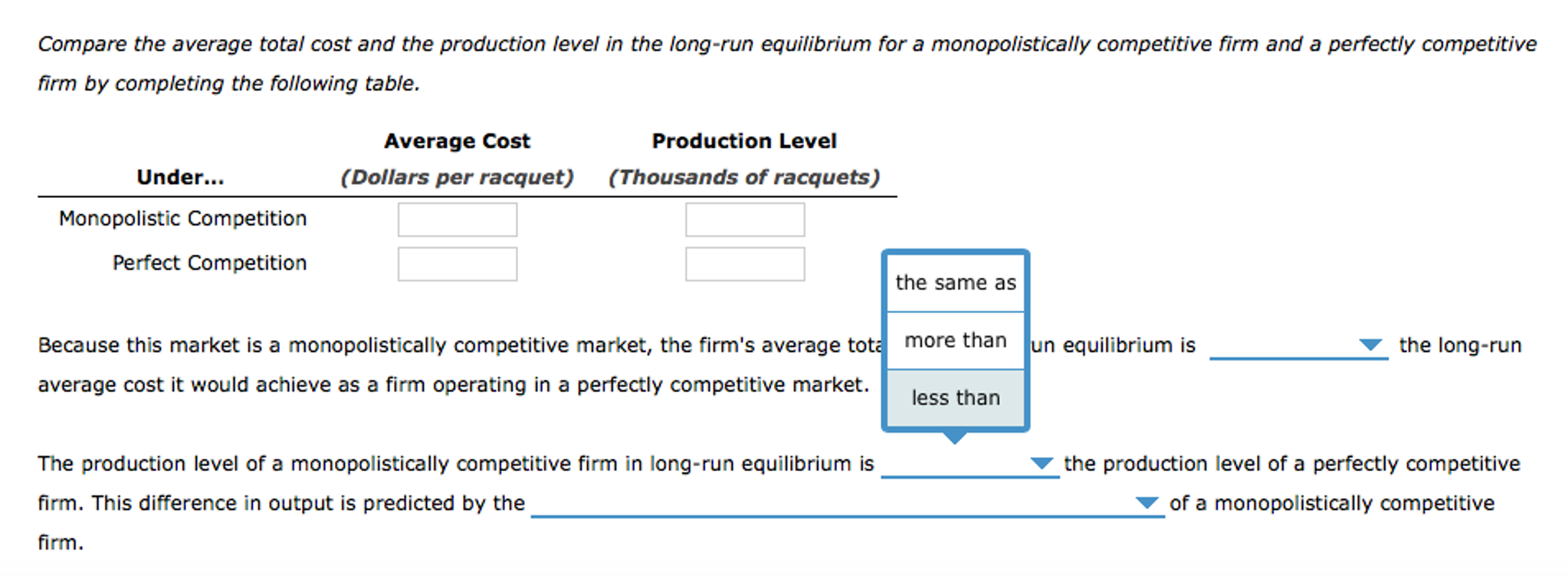 Solved Is monopolistic competition efficient? Suppose | Chegg.com
