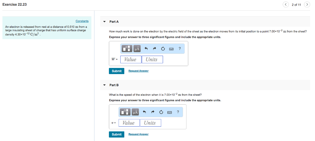 Solved Exercise 22.23 2 of 11> Constants ? Part A An | Chegg.com