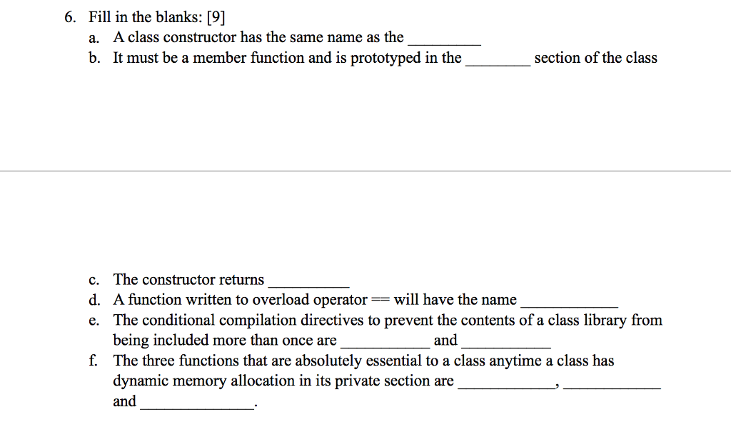 Solved 1. Define the private section of a class to model the | Chegg.com