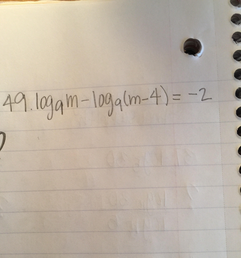 Solved Log 9m Log 9 m 4 2 Chegg solved-log-9m-log-9-m-4-2-chegg