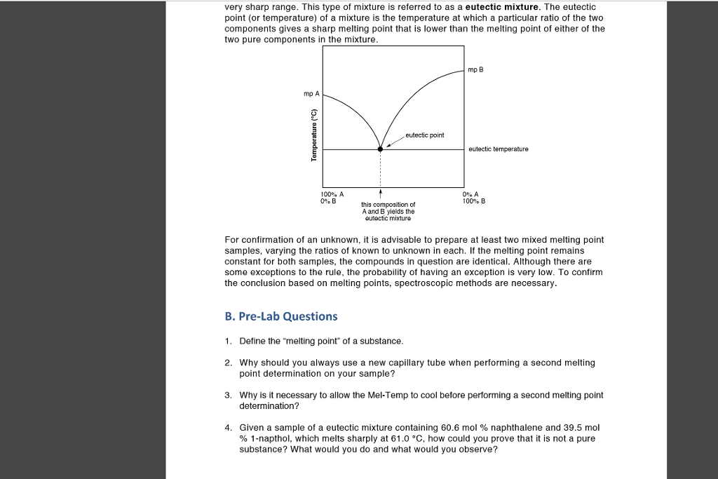 Solved This type of mixture is referred to as a eutectic | Chegg.com