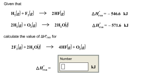 Solved Given that calculate the value of delta H degree rxn | Chegg.com