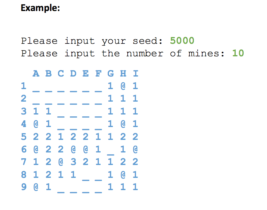 Solved Minesweeper Program Using C I Need Help Building An 4118