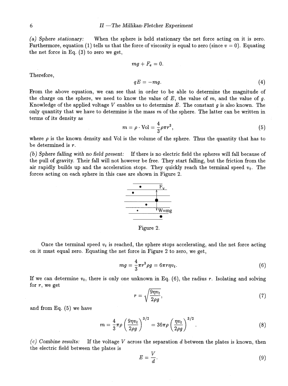 Solved 1. The working formula for the electric charge | Chegg.com