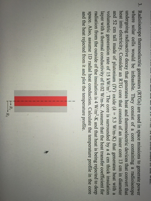 Solved Radioisotope thermoelectric generators (RTGs) are | Chegg.com