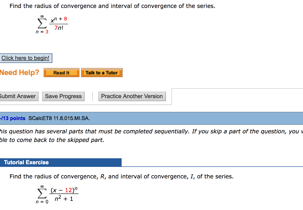 Solved Find the radius of convergence and interval of | Chegg.com