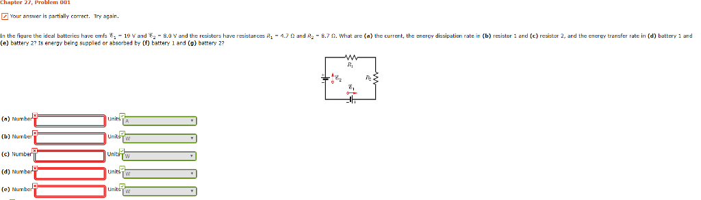 Solved Chapter 27, Problem 001 Your answer is partially | Chegg.com