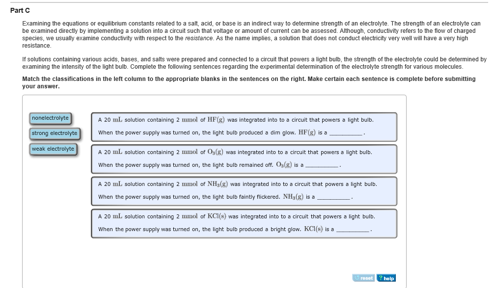 Solved Examining the equations or equilibrium constants | Chegg.com