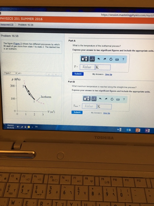 Solved The figure (Figure 1) shows two different processes | Chegg.com