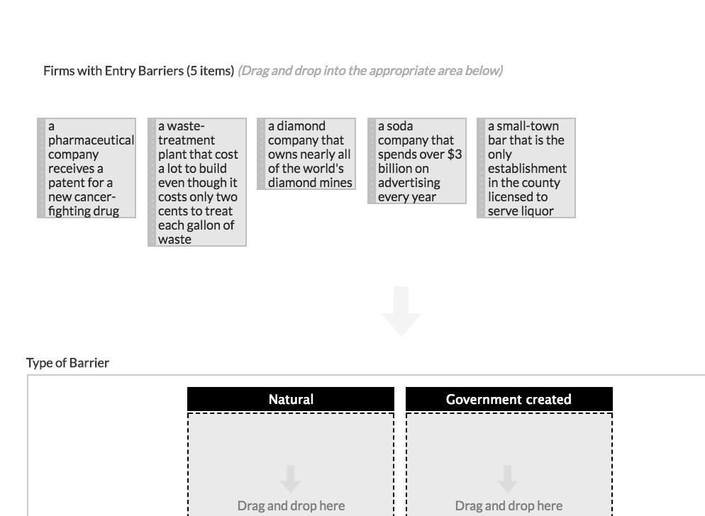 Solved Each of the following firms benefits from barriers to | Chegg.com