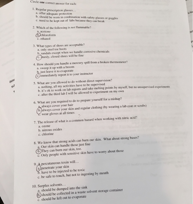 Solved Circle one correct answer for each 1. Regular | Chegg.com