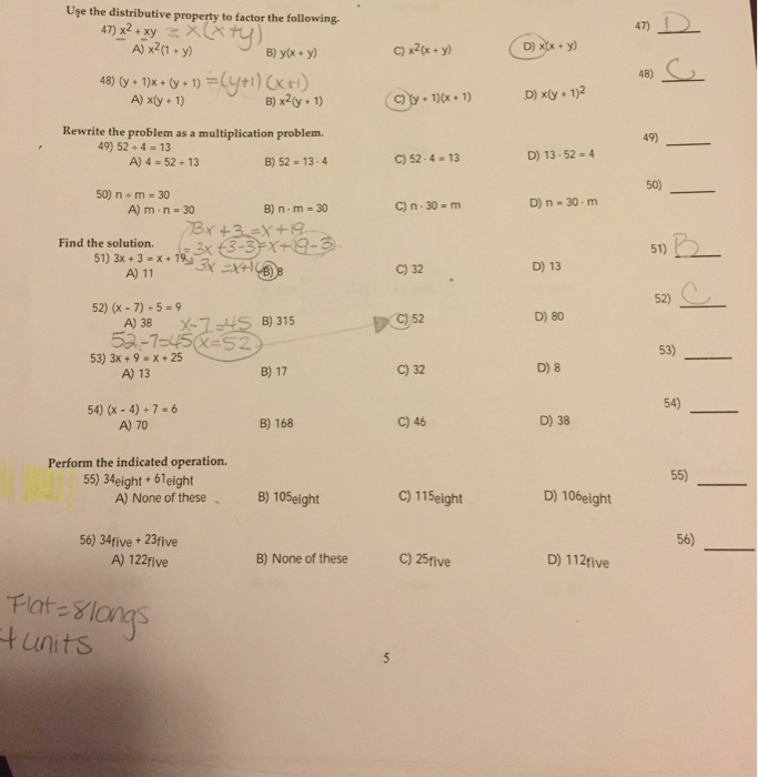 Solved Use the distributive property to factor the | Chegg.com