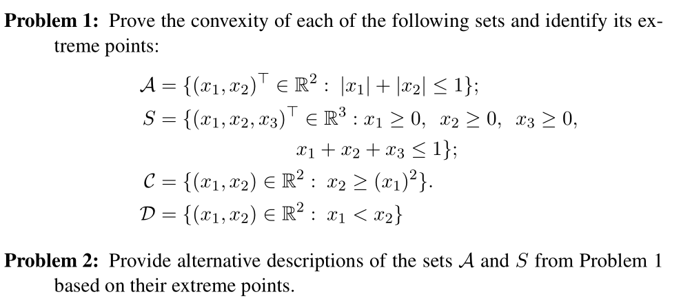 Solved Prove the convexity of each of the following sets and | Chegg.com