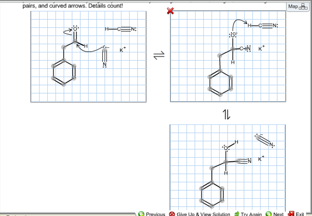 Solved Complete the electron-pushing mechanism for the | Chegg.com