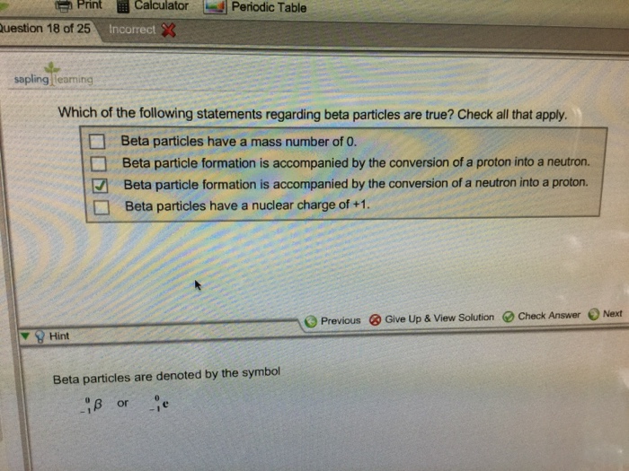 Solved Which of the following statements regarding beta | Chegg.com