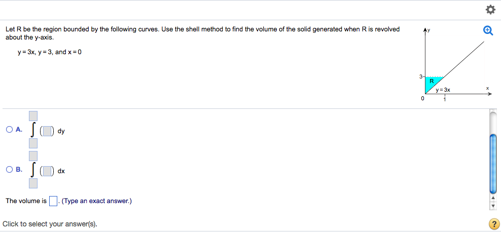 Solved Let R be the region bounded by the following curves. | Chegg.com
