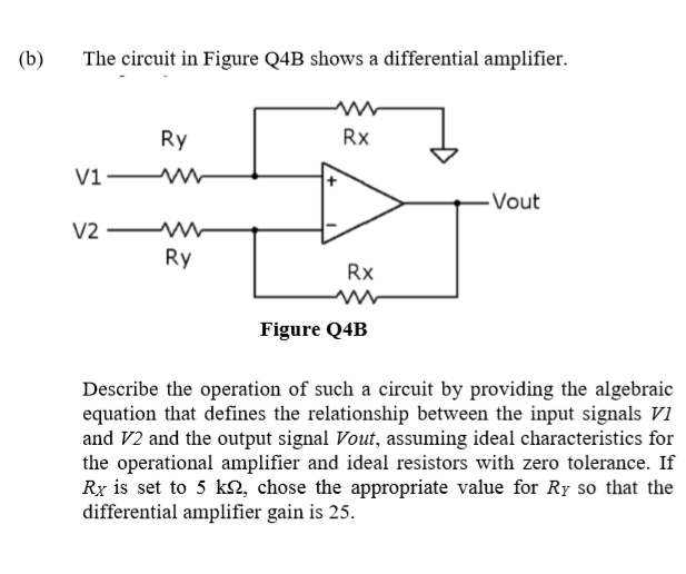 Solved Q4. (a) The circuit in Figure Q4A shows a | Chegg.com