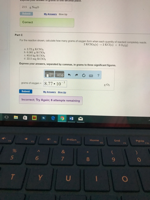 Solved For the reaction shown, calculate how many grams of | Chegg.com