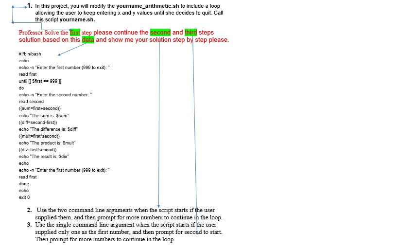 Solved 1. In this project, you will modify the | Chegg.com