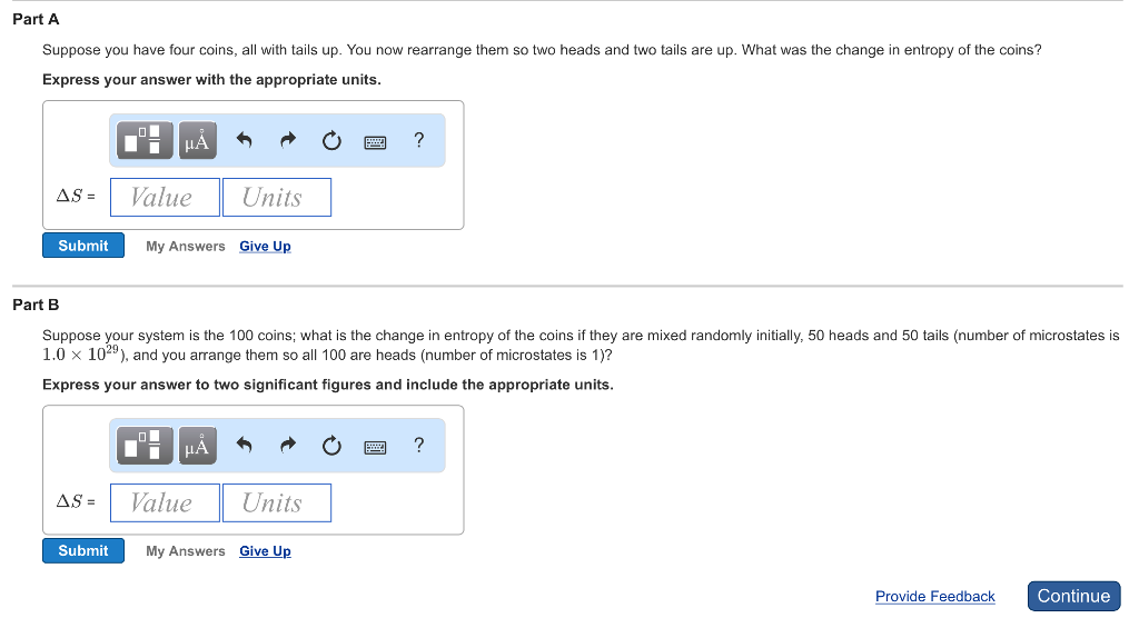 Solved Part A Suppose you have four coins, all with tails | Chegg.com