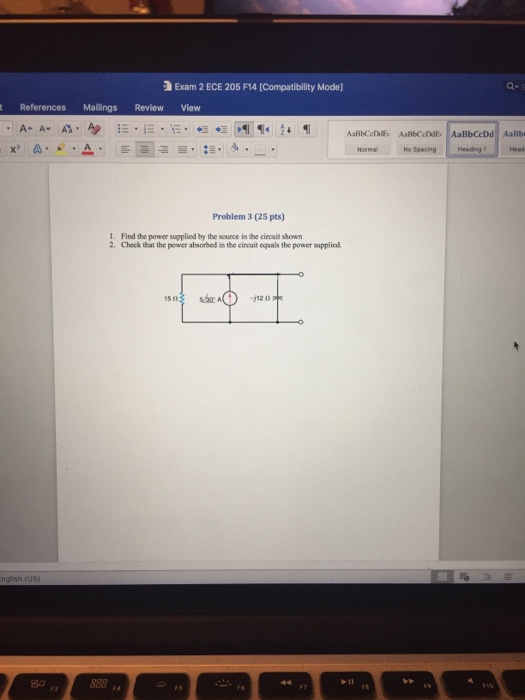 Solved Find the power supplied by the source in the circuit | Chegg.com
