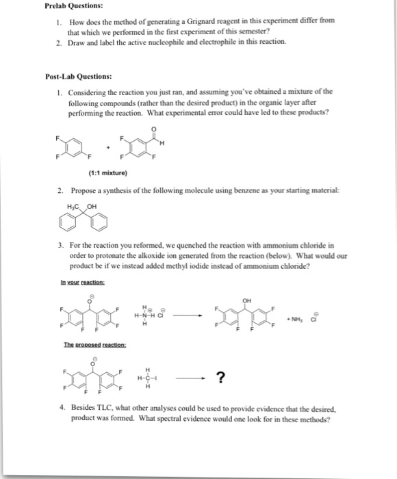 Solved Prelab Questions: 1. How docs the method of | Chegg.com