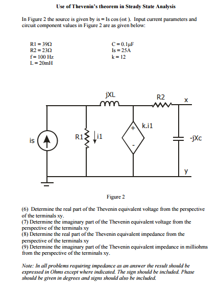 Solved In Figure 2 the source is given by is = Is cos (wt). | Chegg.com