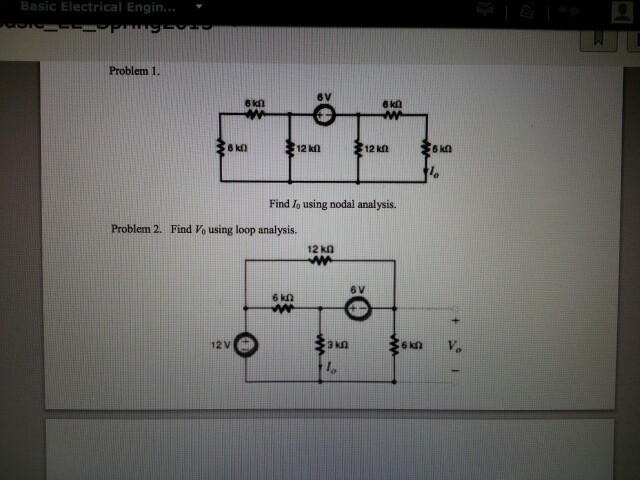 Solved basic electrical engineering questions | Chegg.com
