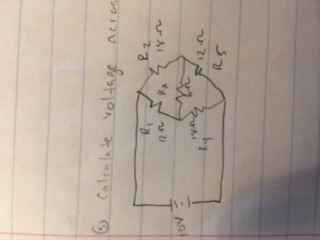 Solved 1) Find source voltage across 1mA current source (Fig | Chegg.com