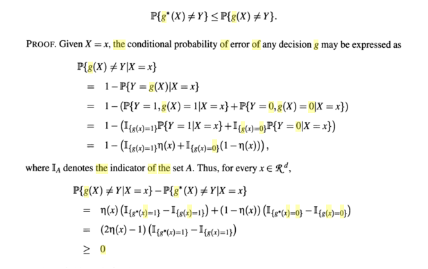 Solved Proof. Give X=x the conditional probability of error | Chegg.com